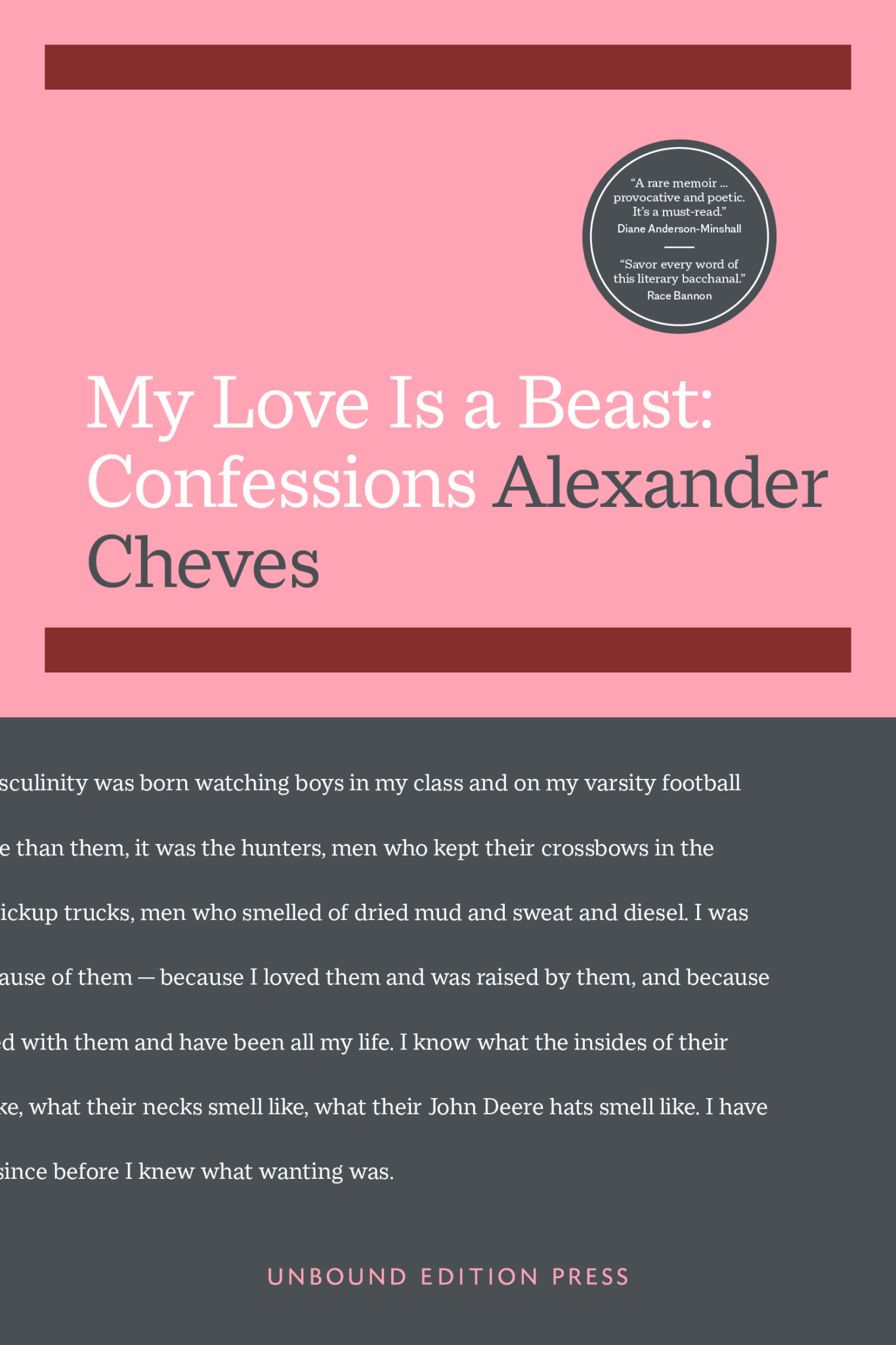 My Love Is a Beast: Confessions | Alexander Cheves | Memoir - Unbound ...