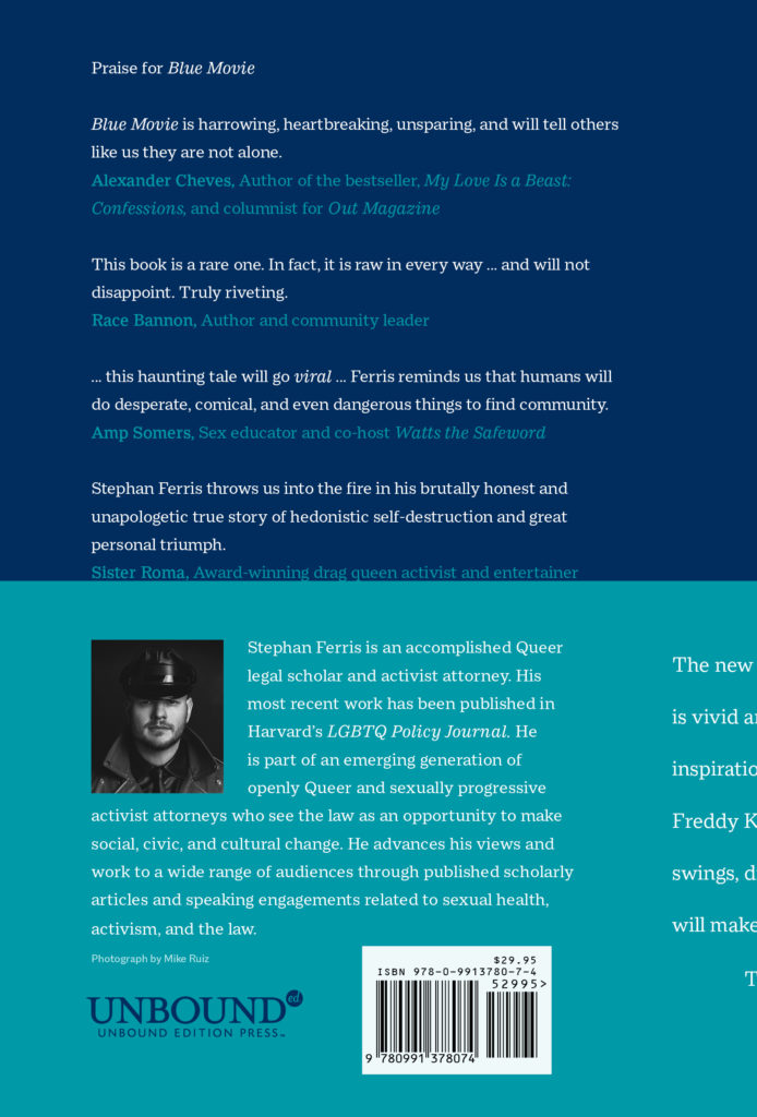 Blue Movie | Stephan Ferris | Memoir - Unbound Edition Press